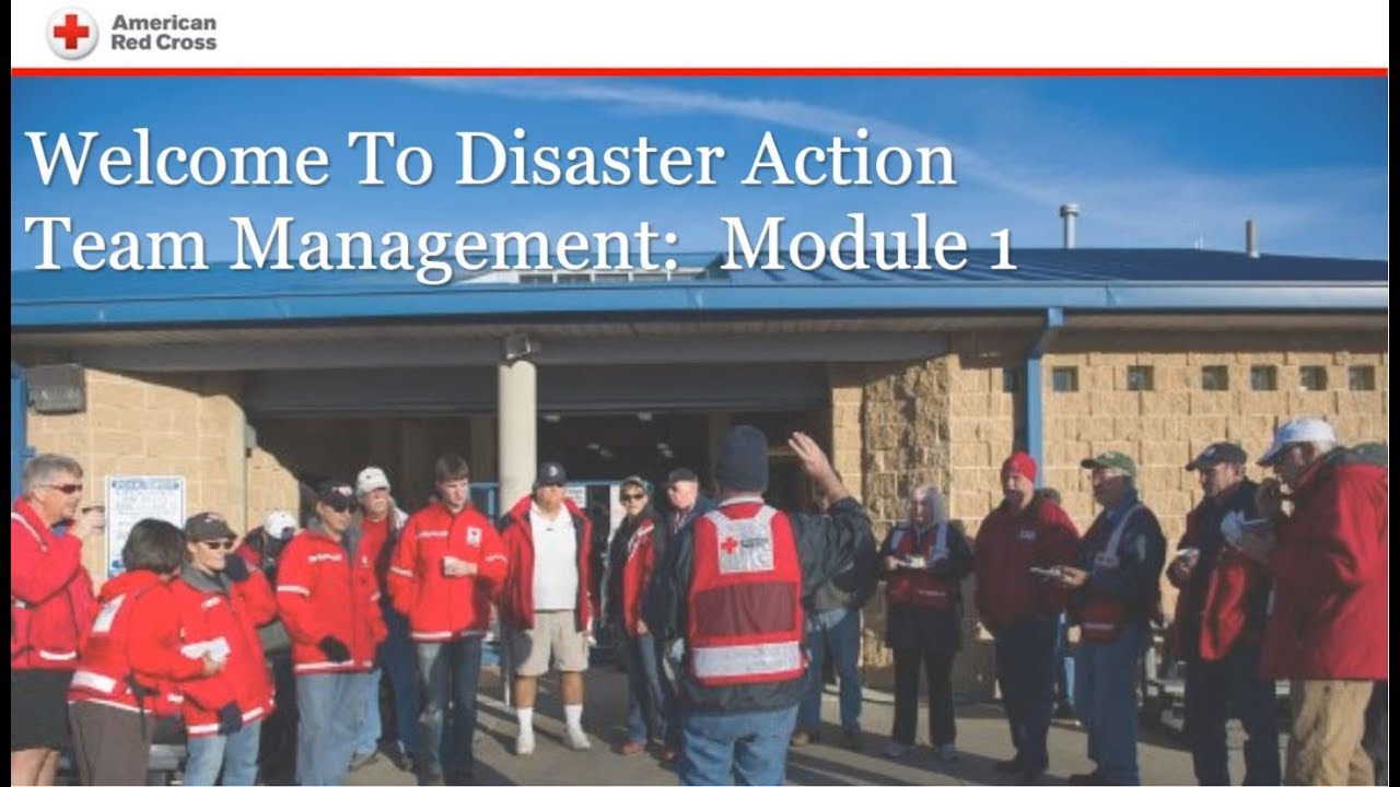 Disaster Action Team Management - Module 1