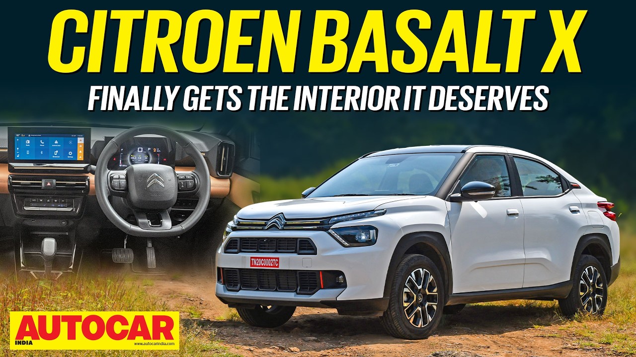 Citroen Basalt X review – Updated interior now matches stylish exterior | First Drive |Autocar India