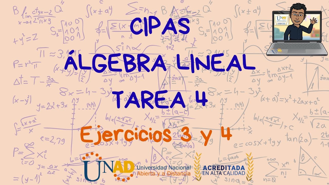 CIPAS TASK 4. Linear Algebra Exercises 3 and 4