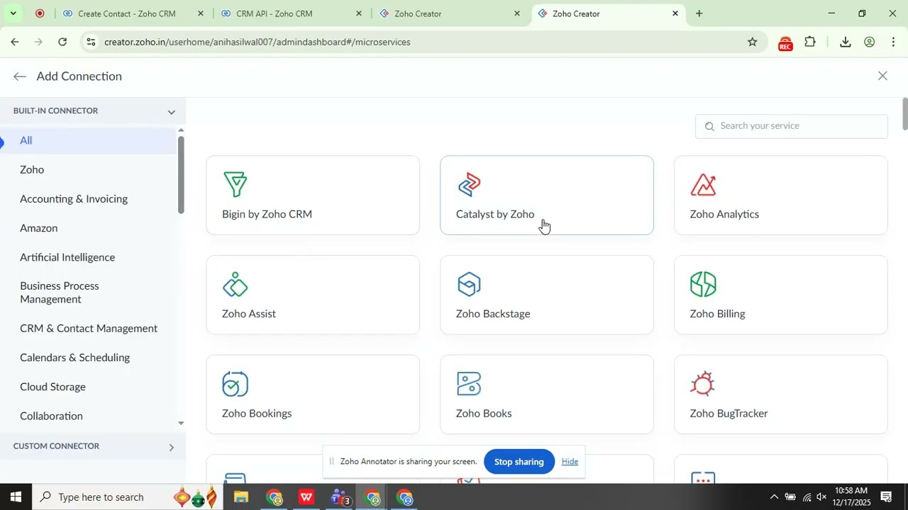 Zoho Creator to Zoho CRM Integration | Real-Time Data Sync | Step by Step Tutorial