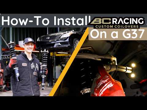How to Lower Your Infiniti G37 Coupe with BC Racing Coilovers | Step-by-Step Install
