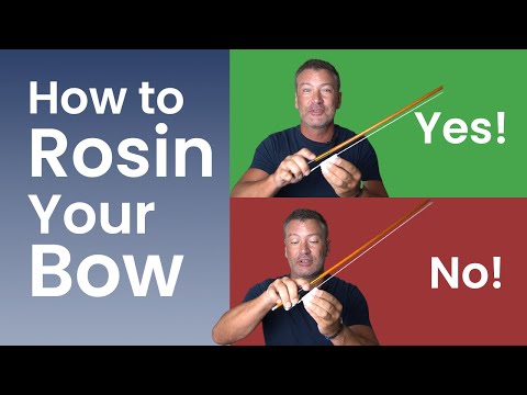 How to Use Rosin on a Violin Bow