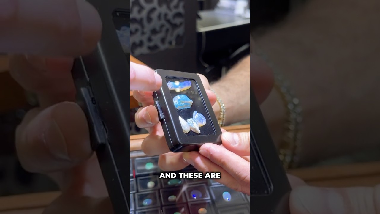 Negotiating For A $250,000 Black Opal #traxnyc #gemstones #shorts