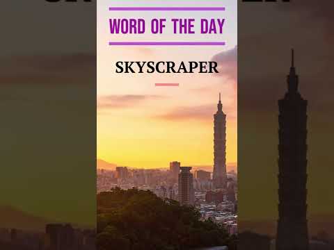 Skyscraper Meaning | Skyscraper Meaning in Hindi | One Minute English