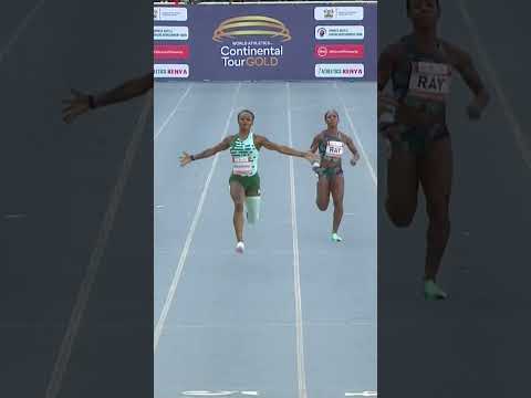 Sha'Carri Richardson on fire in Nairobi π₯ #athletics #usa #shacarririchardson #sprint #running