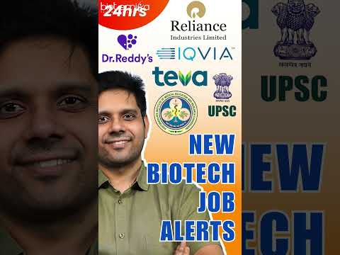Food Tech, Biotech Jobs at UPSC, Reliance, Dr Reddy's & More Posted 24 Hours ago