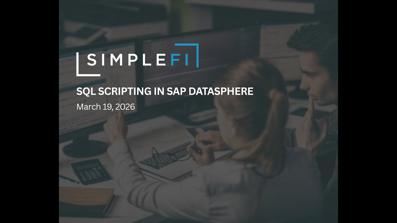 SQL Scripting in SAP Datasphere