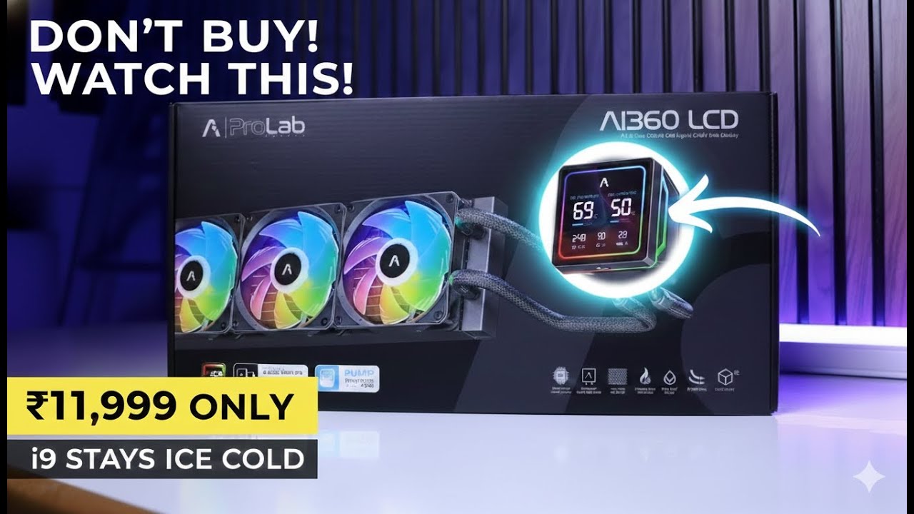 Don't Buy Any Liquid Cooler Before Watching This! ProLab AI 360 LCD Detailed Review