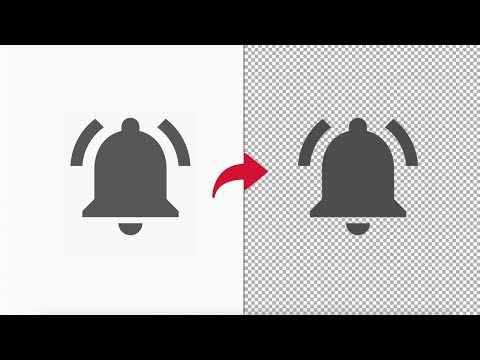 Remove solid background from icon image using photoshop