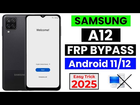 Samsung Galaxy A12 FRP Bypass Without Pc Android 11/12 | Samsung (SM-A125F) Google Account Remove