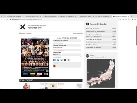 MMA Streams Reddit Overview