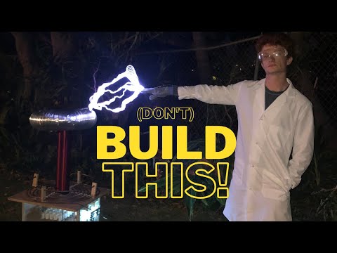 I Built a Lightning Machine... Spark Gap Tesla Coil Build Guide