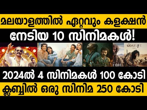 Top 10 Highest-Grossing Malayalam Movies|100 കോടി ക്ലബ്ബില് മമ്മൂക്കയില്ല?? Movie collections India