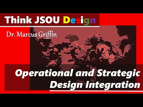 Dr. Marcus Griffin: Operational and Strategic Level Design Integration; JSOU Design Lecture