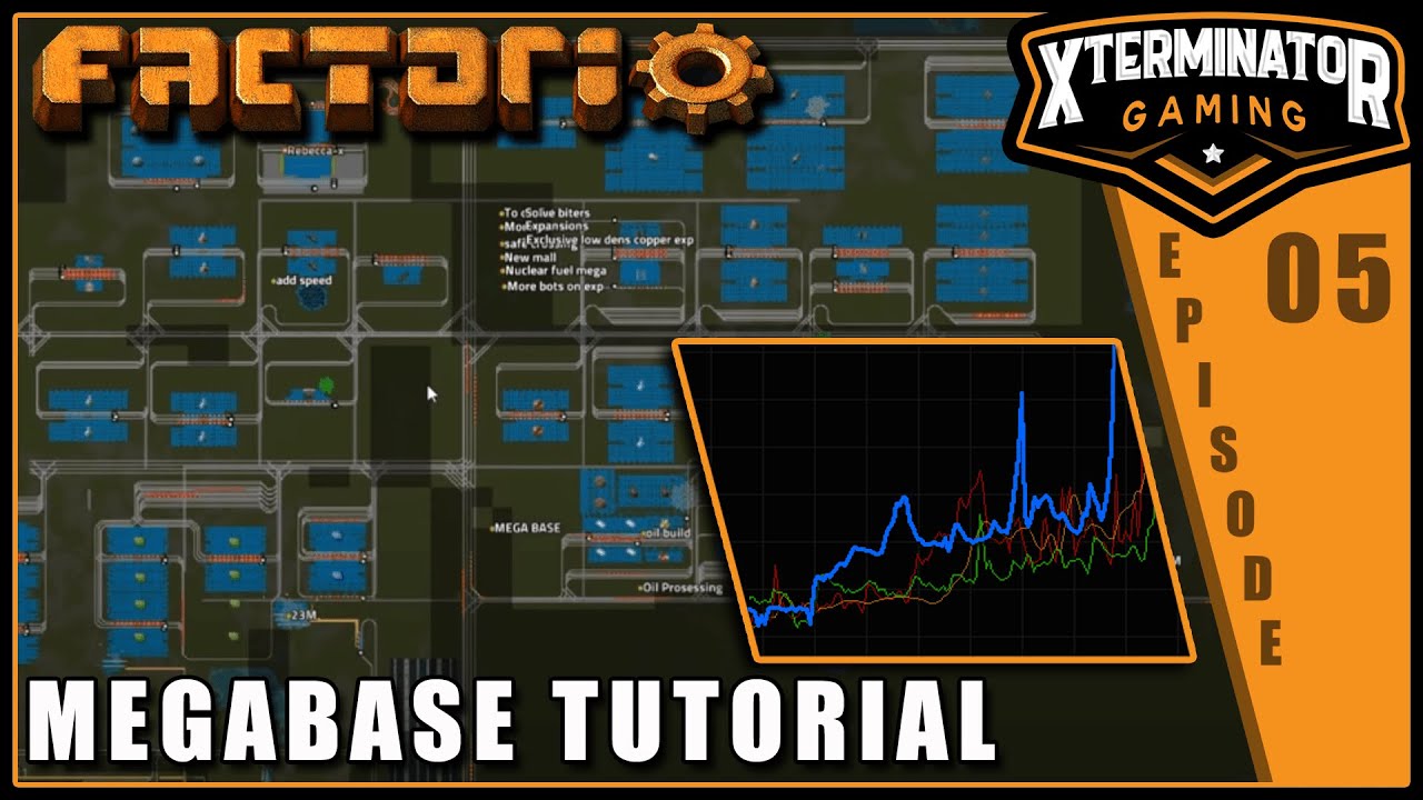 Factorio Megabase Tutorial - Rail System Design, Mainline Size & Junction Spacing