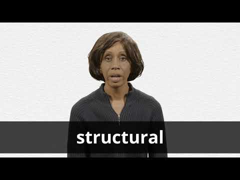 STRUCTURAL definition and meaning | Collins English Dictionary