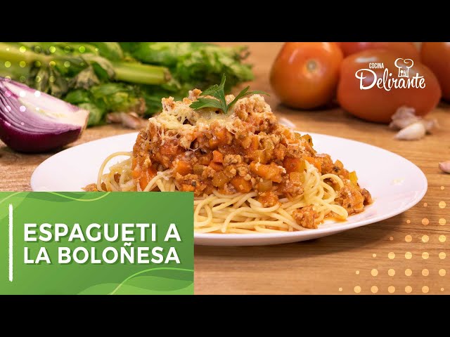 Receta de espagueti rojo, un platillo clásico delicioso | CocinaDelirante