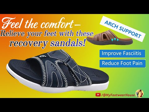 👟 COFACE Mens Sport Recovery Sandals– From $32.99! 🏃🏽♂️ #PlantarFasciitis #SportRecovery #sandals