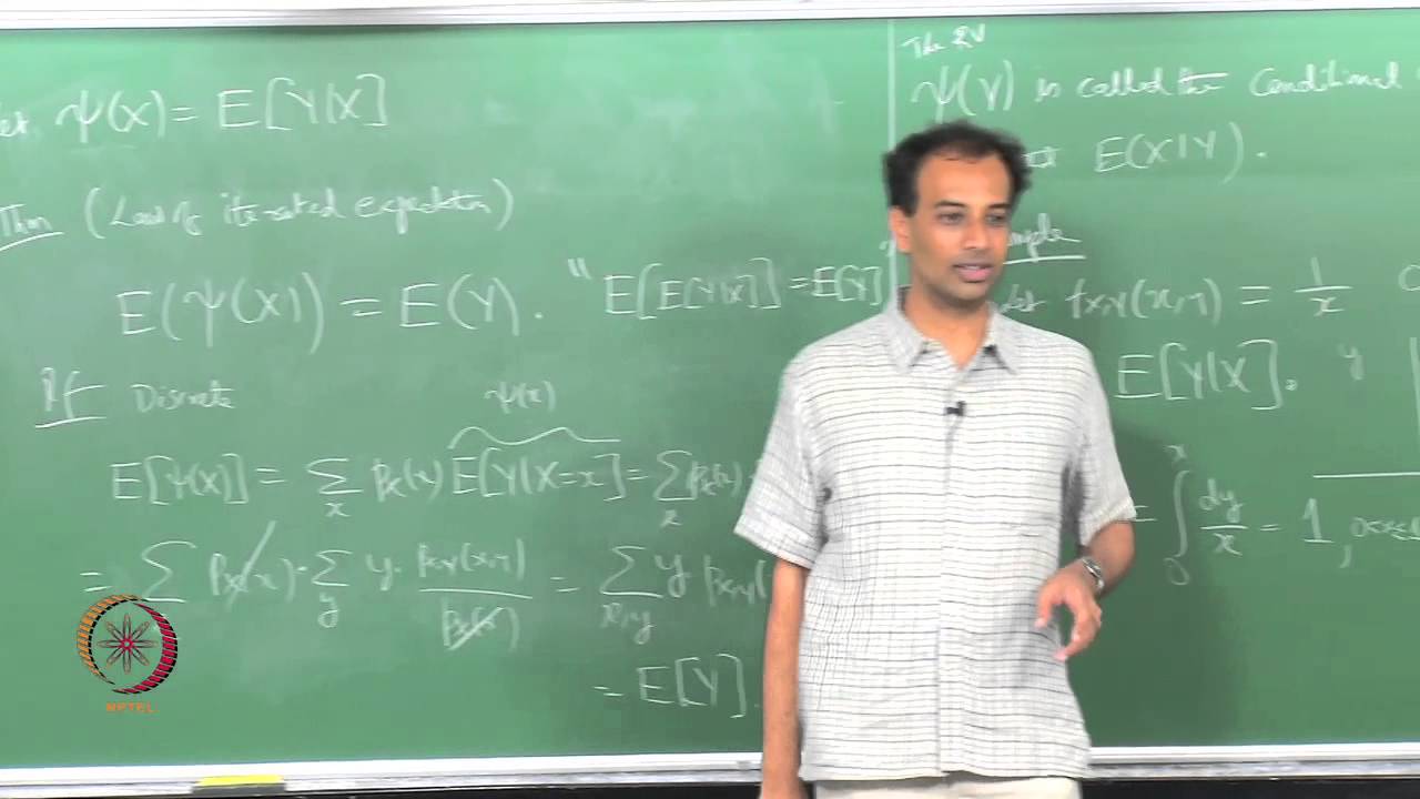 Mod-01 Lec-37 CONDITIONAL EXPECTATION