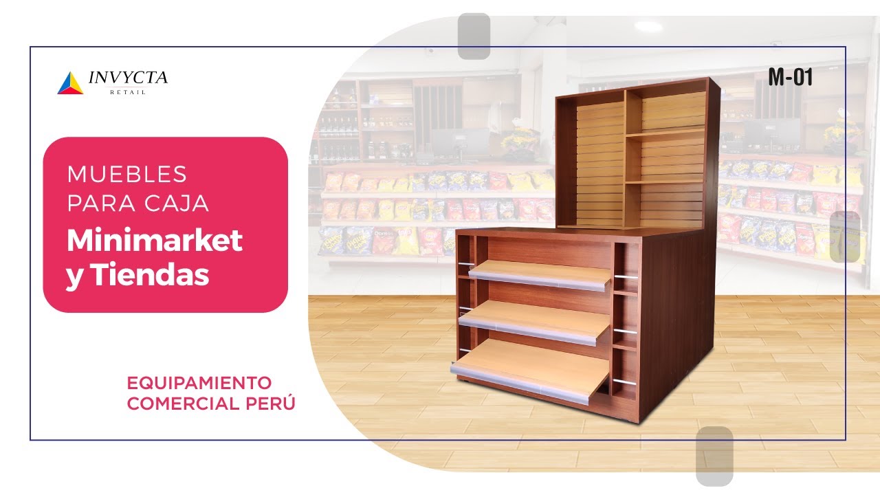 Módulo de Atención y Pago - Muebles para Caja de Minimarket y Tiendas