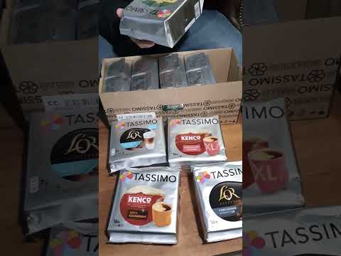 Tassimo coffee pods unboxing.For the best mornings
