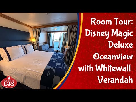 Disney Magic - Deluxe Oceanview with Whitewall Verandah Tour - Category 6A - 5146