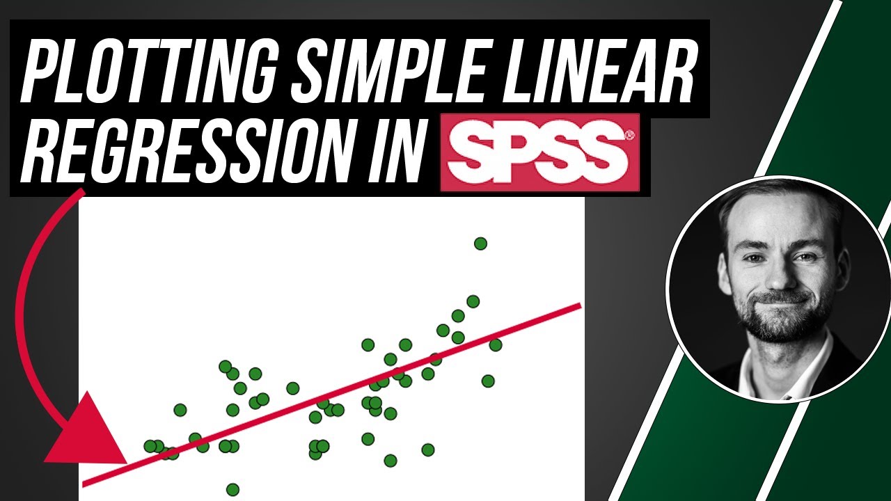 Scatter plot for simple linear regression in SPSS