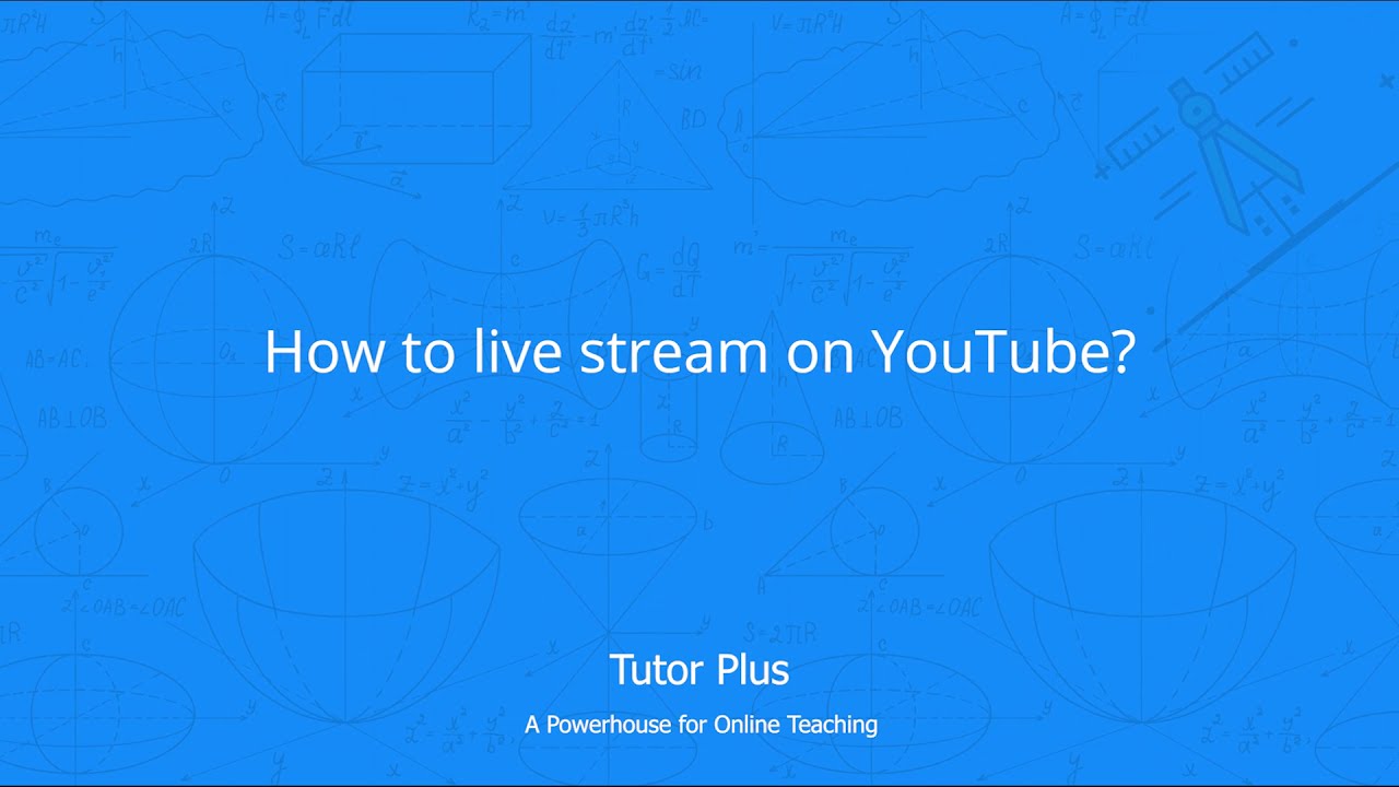 How to LIVESTREAM on YouTube | How to live stream lecture videos on youtube | Kneura - Tutor Plus