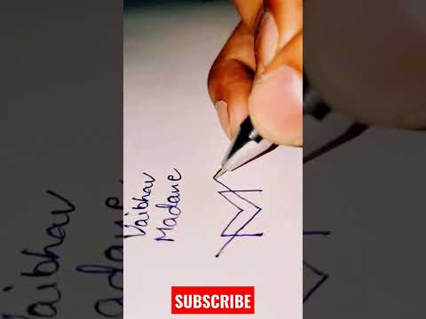 VM INITIALS LOGO FOR VAIBHAV MADANE