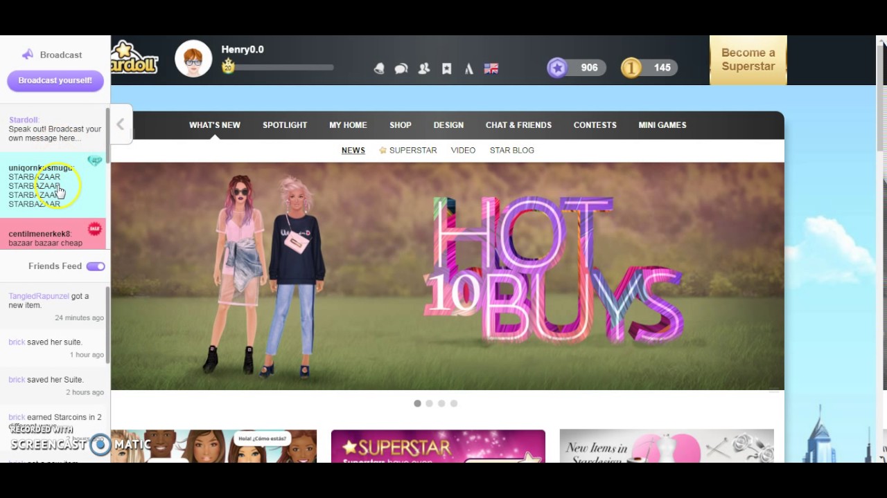 Stardoll Find Cheap Wigs On StarBazaar ( No Program ) | HenrySD