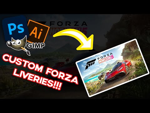 HOW TO MAKE CUSTOM FORZA HORIZON 5 LIVERIES/DECALS!!!! (JOIN THE DISCORD FOR UPDATES)