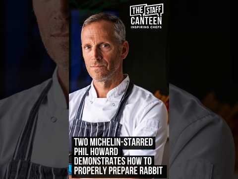 2 Michelin-starred Phil Howard prepares seasonal rabbit dish