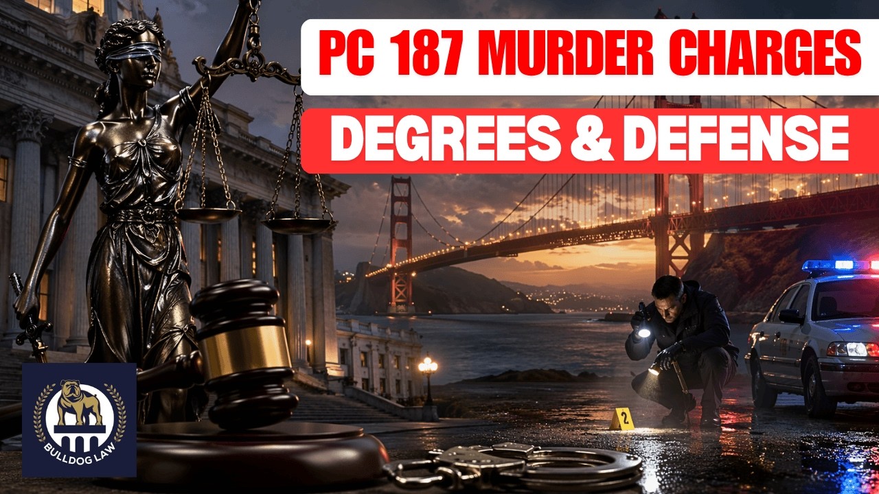 PC 187 Murder Charges San Francisco: Degrees & Defense Secrets