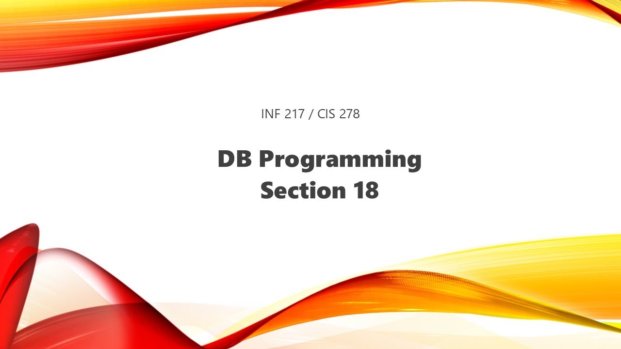 Oracle DB Programing Section 18: COMMIT, ROLLBACK, SAVEPOINT, Locks