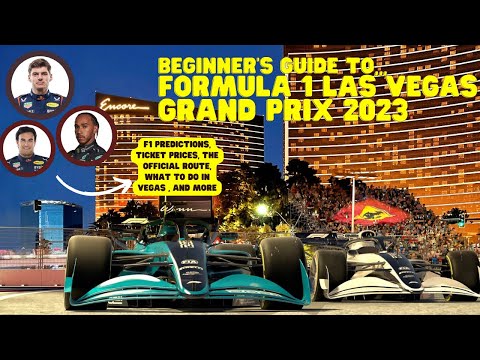F1 IS COMING TO LAS VEGAS NOVEMBER 2023! Here is a sneak peek into the ultimate racing experience 🔥
