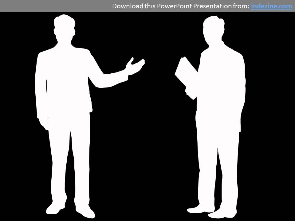 PowerPoint Silhouettes - Businessman