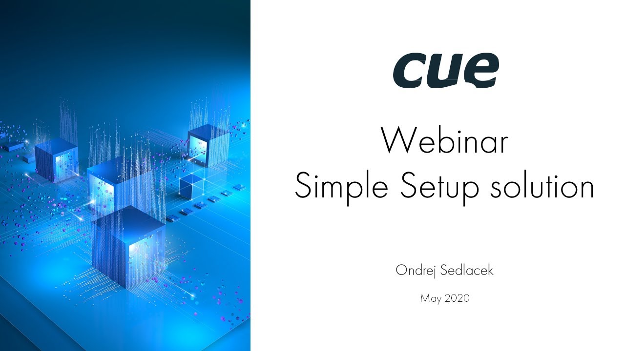 (EN) Webinar Cue System – Simple Setup solution