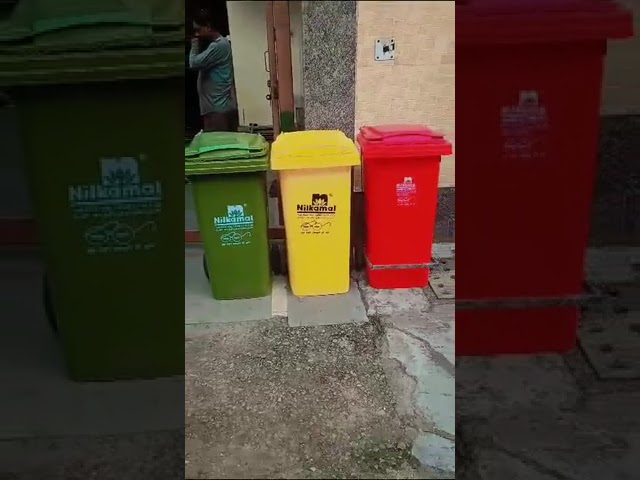 Two Wheeler Dustbin - Nilkamal 120Ltr Dustbin Trader - Wholesaler ...