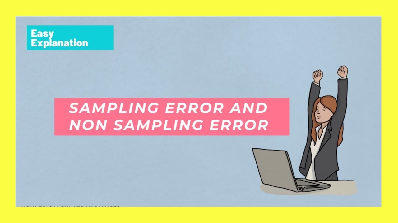 Sampling error and Non Sampling error in Statistics |what is sampling error|What is Non - Sampling |