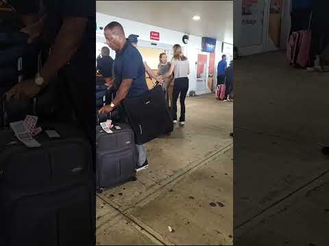Mbj Airport in Montego Bay so busy.