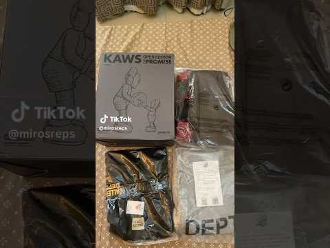Ninjahype Affordable Haul Arrives! Kaws Figure, Gallery Dept Sweatpants, T-Shirts #pandabuy #haul