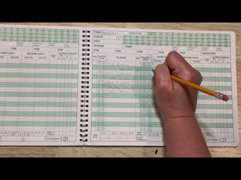 Keeping a Basketball Scorebook