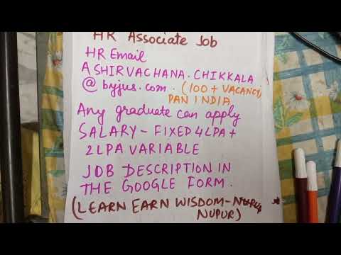 hr associate jobs pan India,google form in comment or description,any fresher, experienced graduate
