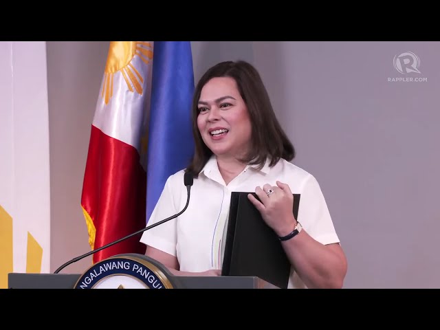 LIVESTREAM: VP Sara Duterte holds press briefing after impeachment