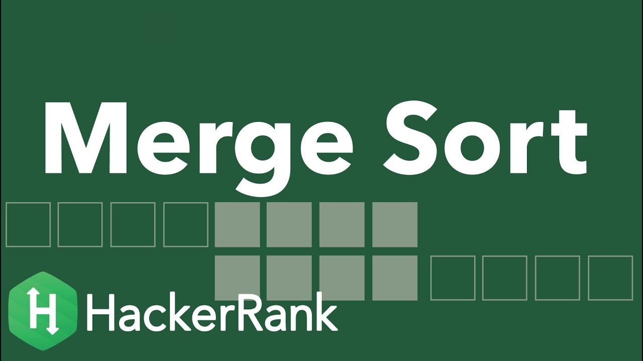 Algorithms: Merge Sort