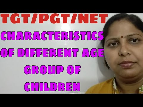 Let's learn!! characteristics of different age group of children
