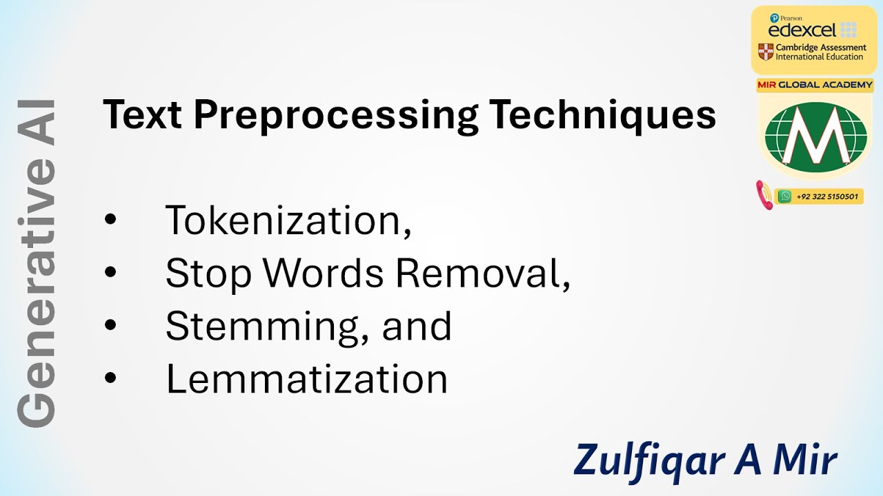 Text Preprocessing Techniques in Generative AI