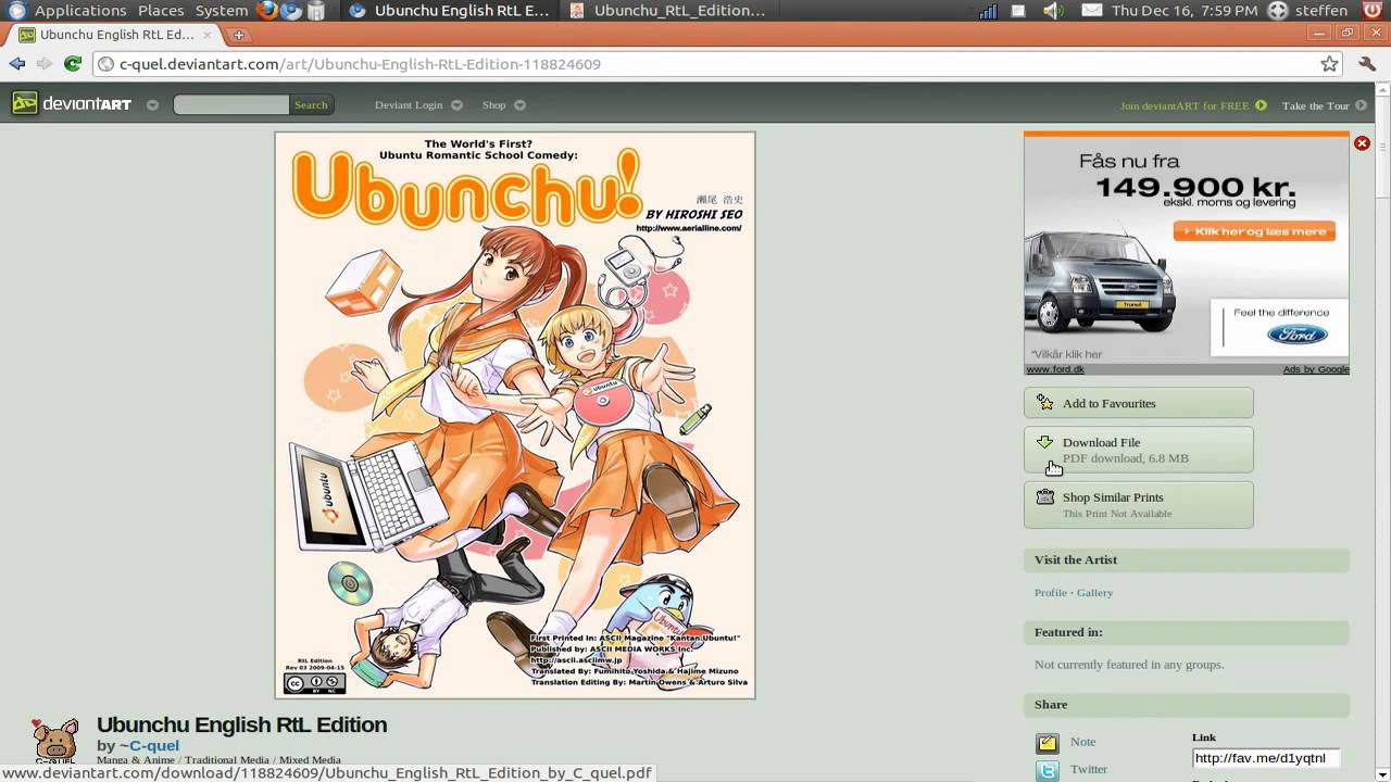 Ubunchu! - Linux Manga