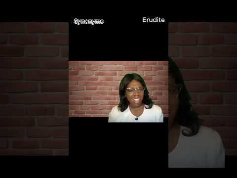 Elevate your vocabulary with the fantastic word, "Erudite" #shorts #vocabulary #english