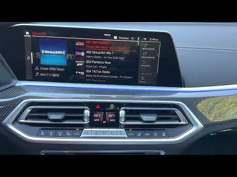 SiriusXM Radio ID in iDrive 7